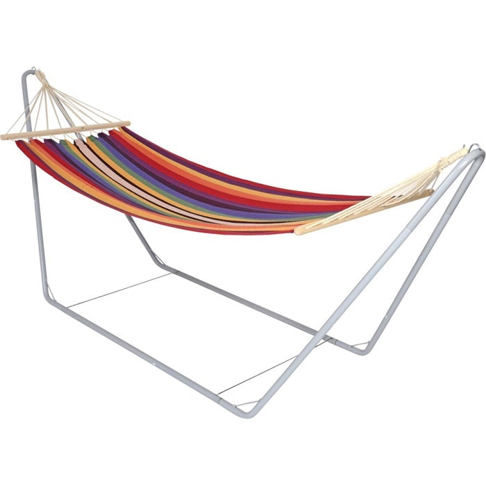 Hangmat met metalen frame – Buiten & Thuis